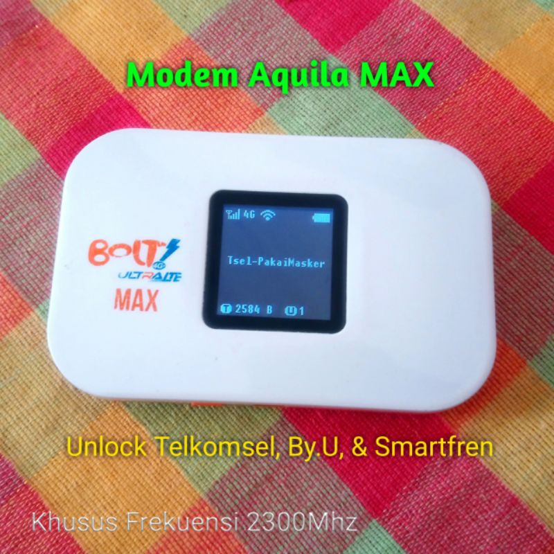 Jual Modem WiFi Aquila MAX 4G LTE Unlock Telkomsel & Smartfren kuota ...