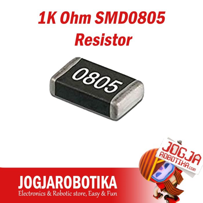 Jual 1K 1 kilo ohm 1000 ohm 102 1001 Ohm SMD0805 Resistor | Shopee ...