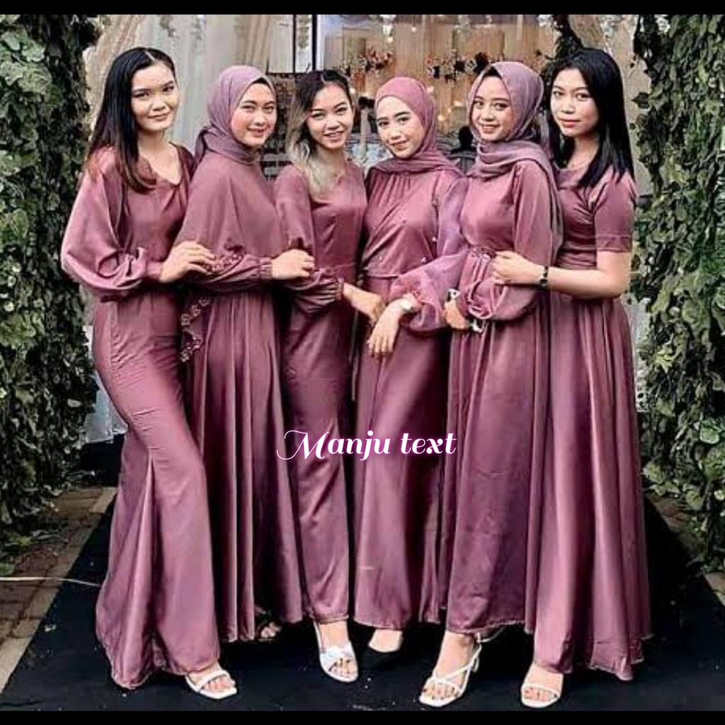 Jual Paket Seragaman Bridesmaid khusus satin / Baju Nikah / Baju Wisuda ... Jual Paket Seragaman Bridesmaid khusus satin / Baju Nikah / Baju Wisuda ...