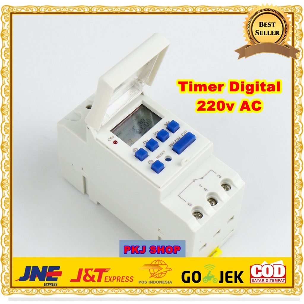 Jual Timer Programmable Time Switch Relay 16A 220V Ac | Shopee Indonesia