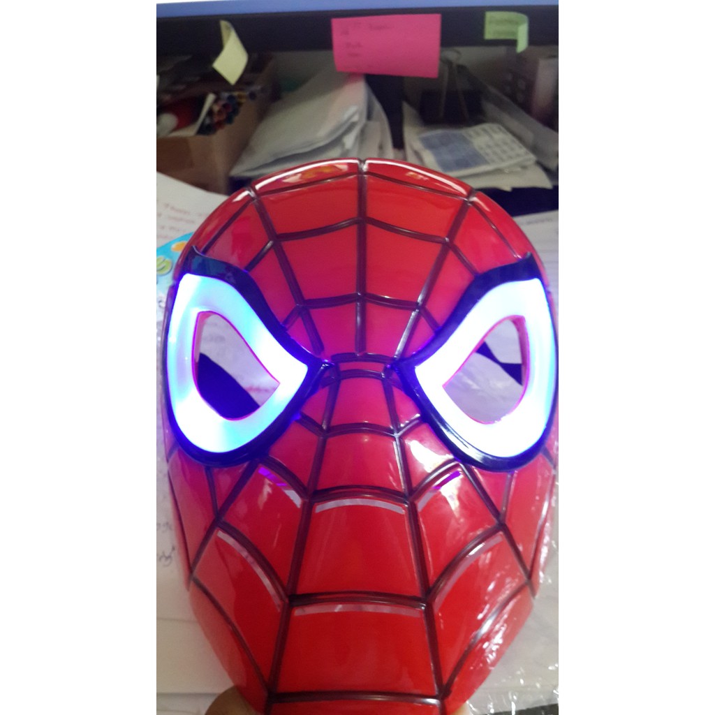 Jual TOPENG LED SPIDERMAN SUPERHERO | Shopee Indonesia