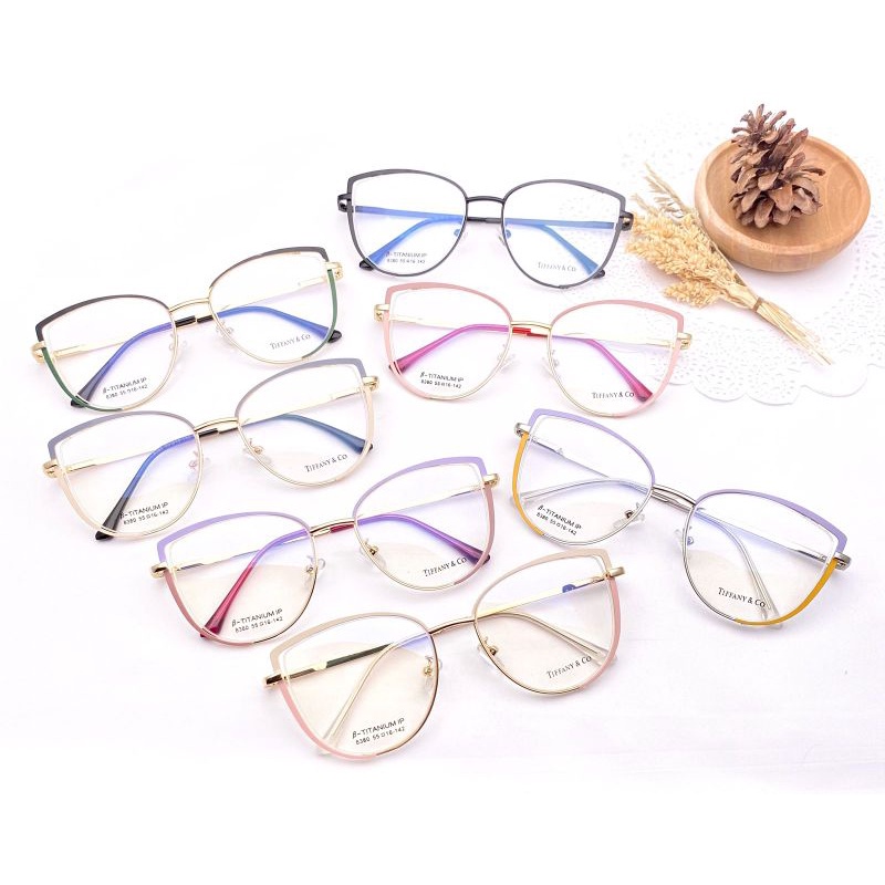 Jual kacamata frame wanita CAT EYE 8380 style korea Photocromic request ...