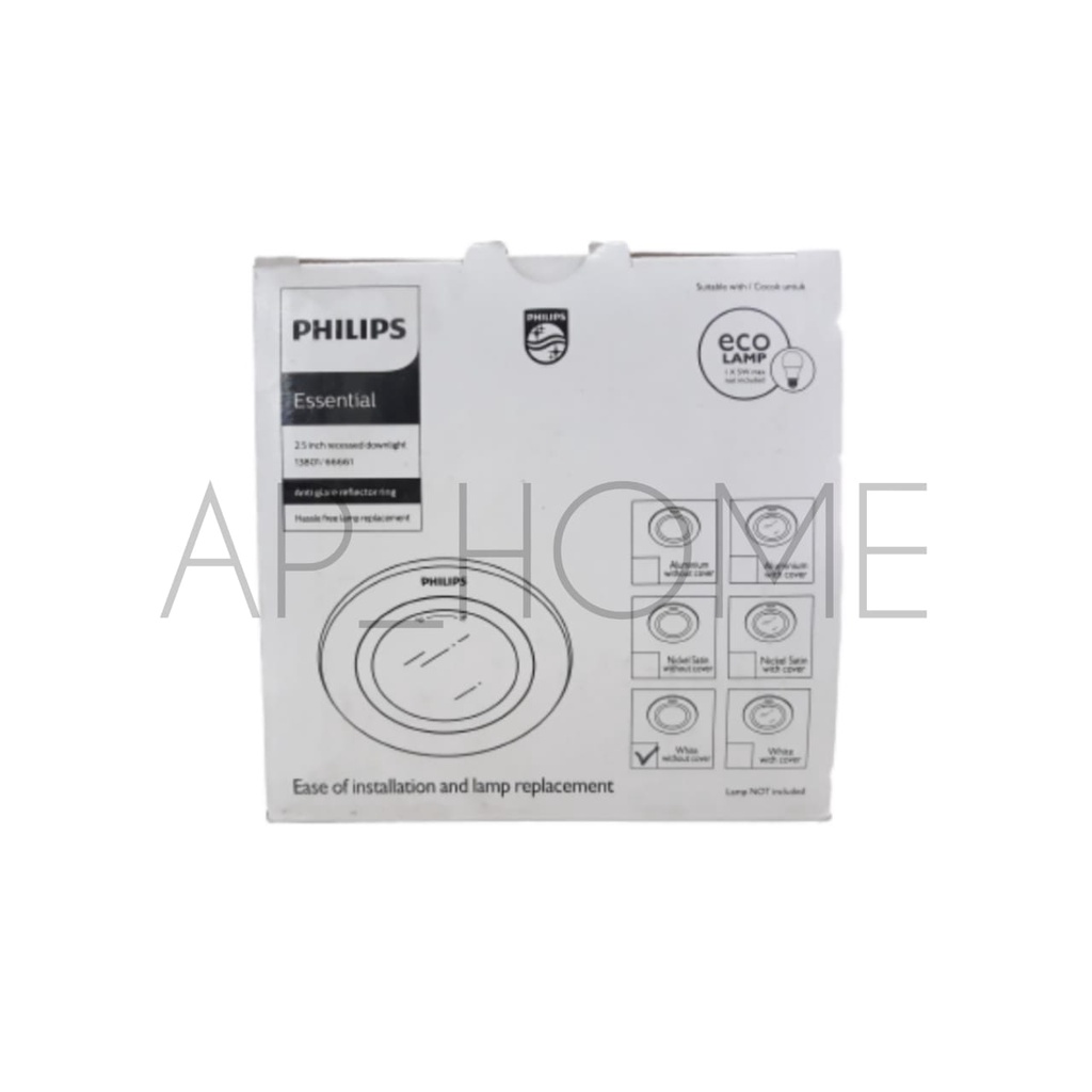 Jual Recessed Downlight Philips 5 Watt - 11 Watt ( Putih ) | Shopee Indonesia