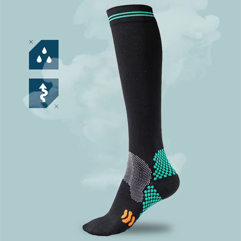 Jual OXY Compression Socks For Running Knee High / Kaus Kaki Kompresi ...