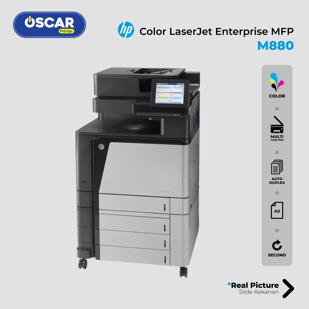 Jual Printer Warna Color HP Laserjet enterprise flow M880 MFP| Print ...
