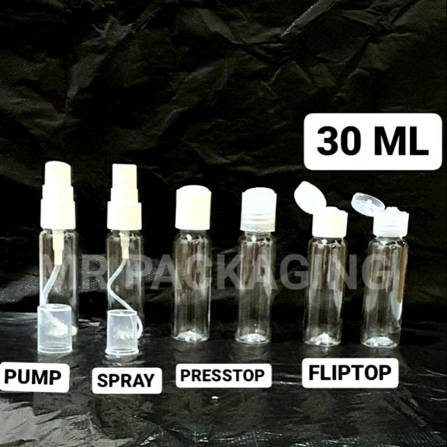 Jual Botol 30ml + Tutup Fliptop Presstop Spray Pump Presson Sprey Pamp ...