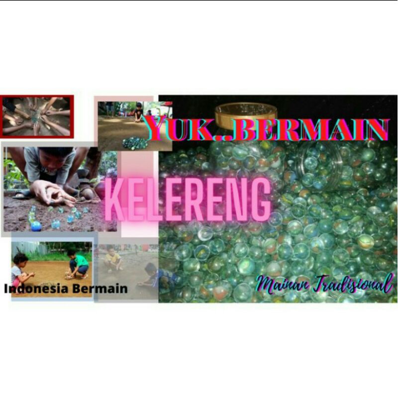 Jual Kelereng Gundu isi 100 pcs bening Motif Belimbing | Shopee Indonesia