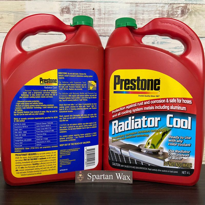 Jual Air radiator prestone 4 liter / Prestone radiator coolant | Shopee ...