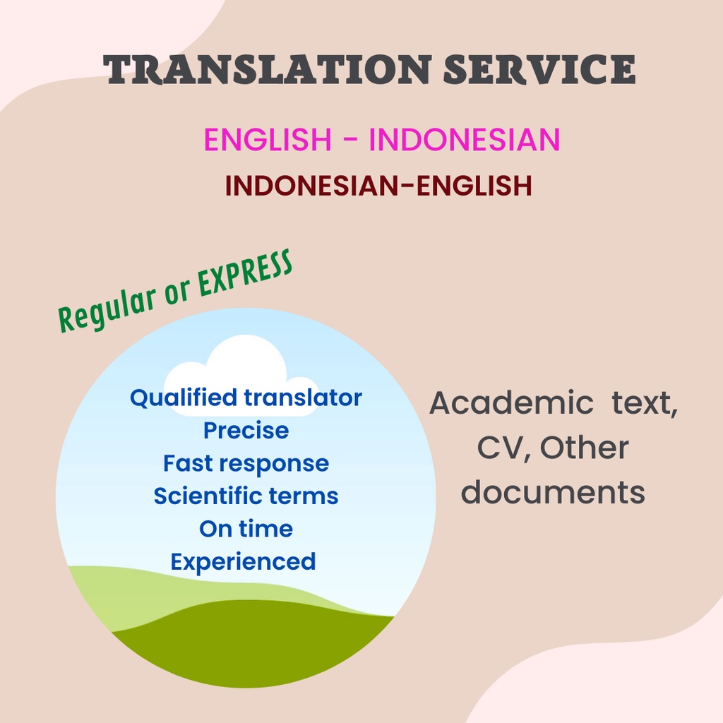 Jual Translate INDONESIAN-ENGLISH / ENGLISH-INDONESIAN, murah harga ...