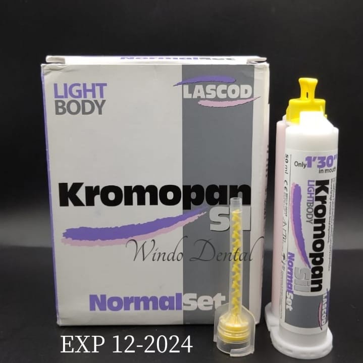 Jual DENTAL RUBBER BASE LIGHT BODY KROMOPAN PUTTY DOUBLE IMPRESION ...