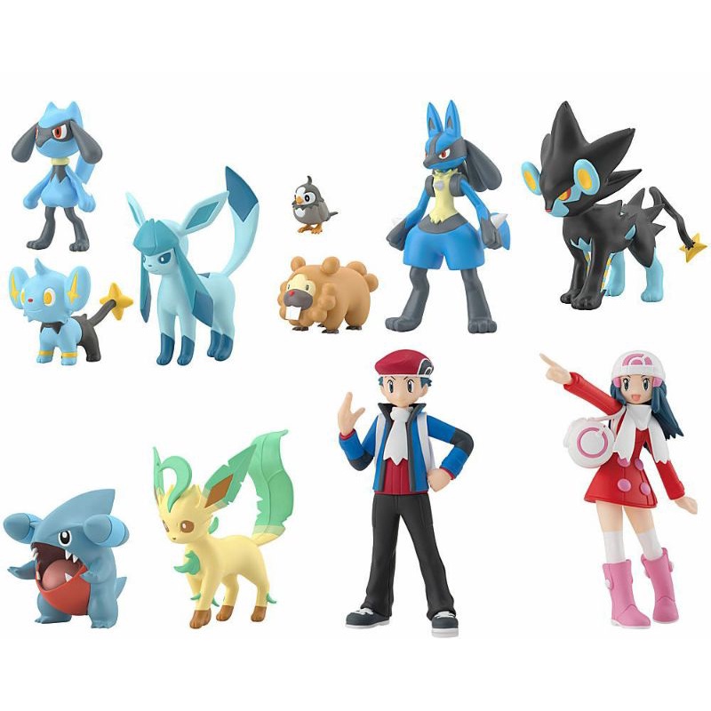 Jual BANDAI Pokemon Scale World 1/20 Sinnoh Region 2 Lucas Dawn Luxray Shinx Lucario Riolu ...