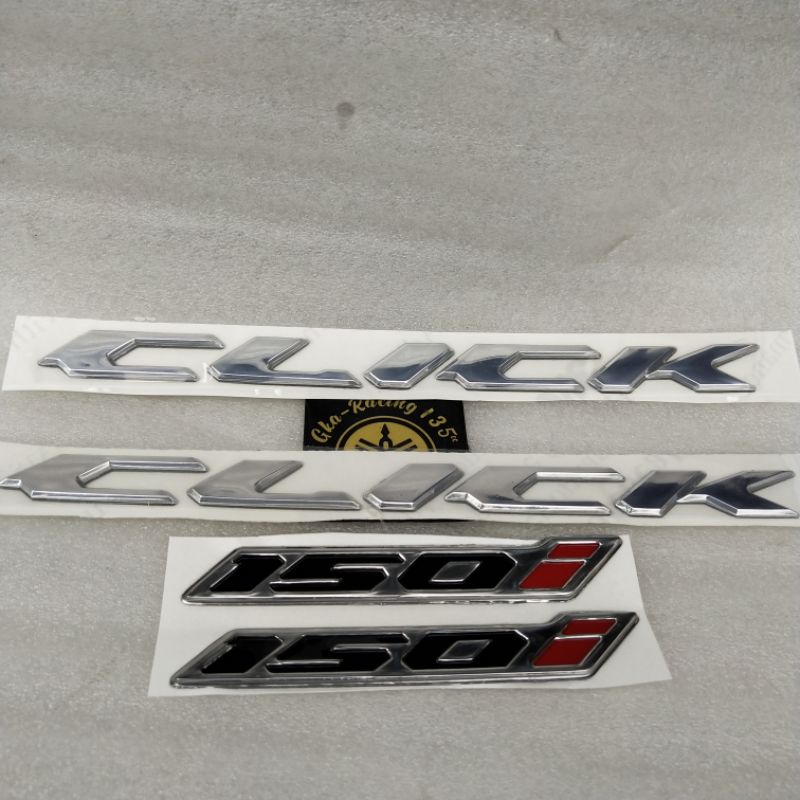 Jual EMBLEM CLICK 150I 3D TIMBUL BUKAN STIKER | Shopee Indonesia