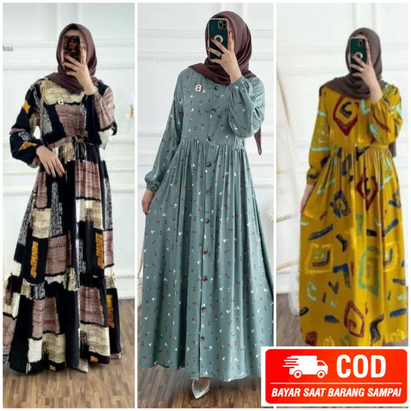 Jual Gamis Rayon motif /GAMIS ANJANI PITA / gamis wanita motif / gamis ... Jual Gamis Rayon motif /GAMIS ANJANI PITA / gamis wanita motif / gamis ...