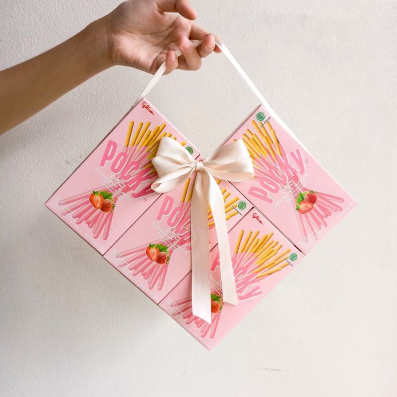 Jual pocky love isi 4 pcs / buket pocky/ bucket viral / buket ulang ...