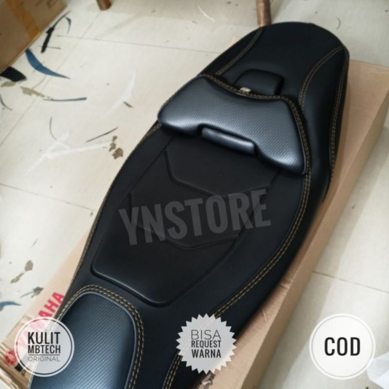 Jual Cover Kulit Jok Nmax Aerox Adv Vario Pcx Lexi Freego Mbtech Model Eropa | Shopee Indonesia