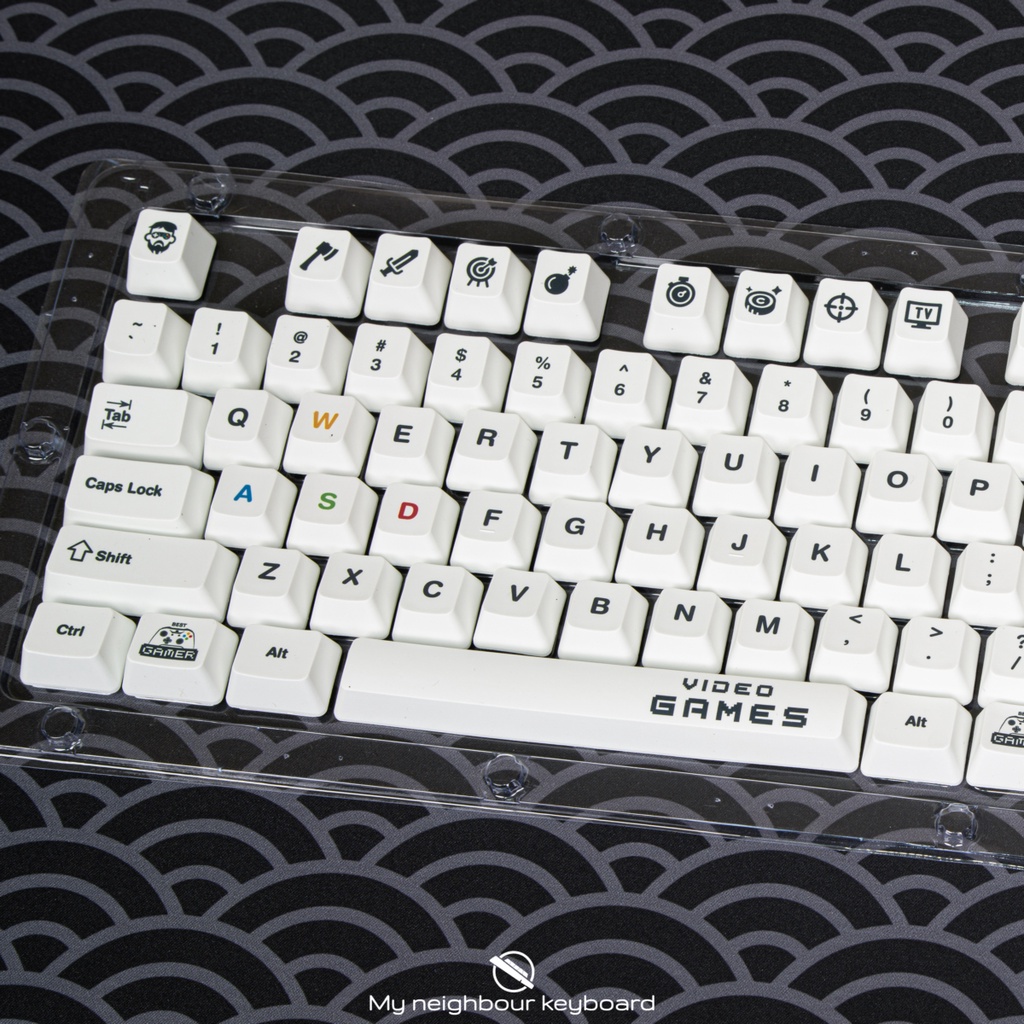 Jual Video Games PBT Dye Sub Keycaps / Keycap Set | Shopee Indonesia