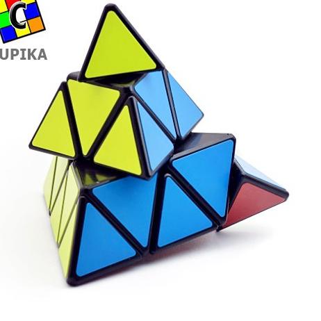 Jual Rubik Piramid Pyraminx Segitiga Yongjun Magic Cube 3x3 Black ...