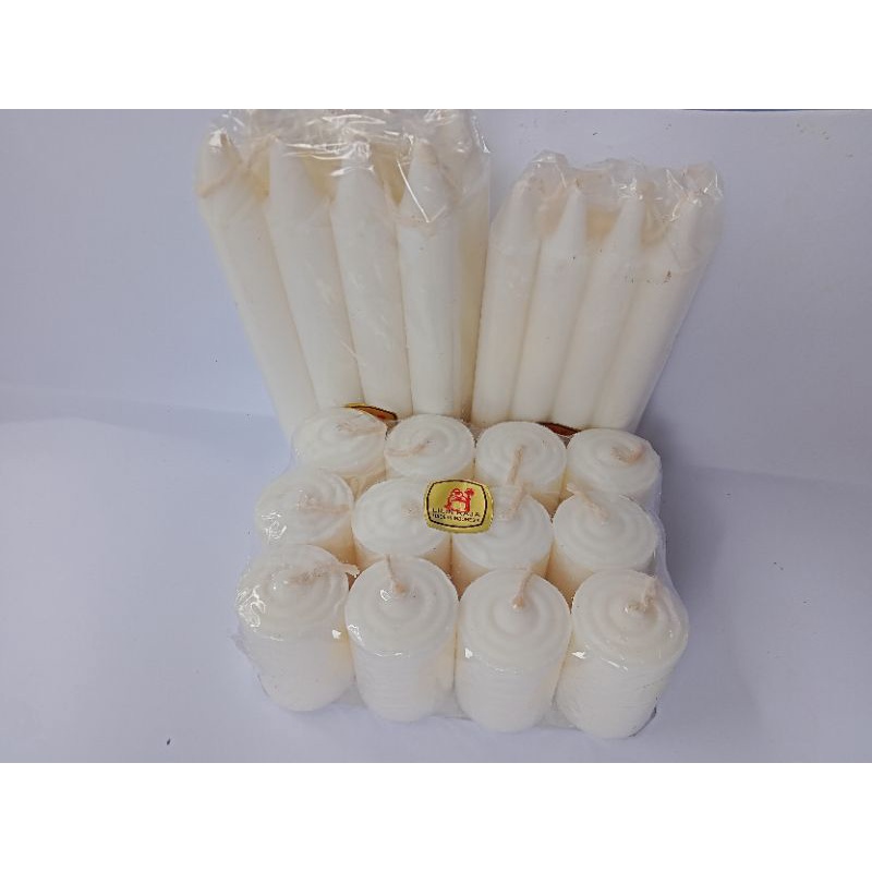 Jual LILIN PUTIH , ISI 8 Pcs / LILIN MATI LAMPU Merk RAJA | Shopee ...