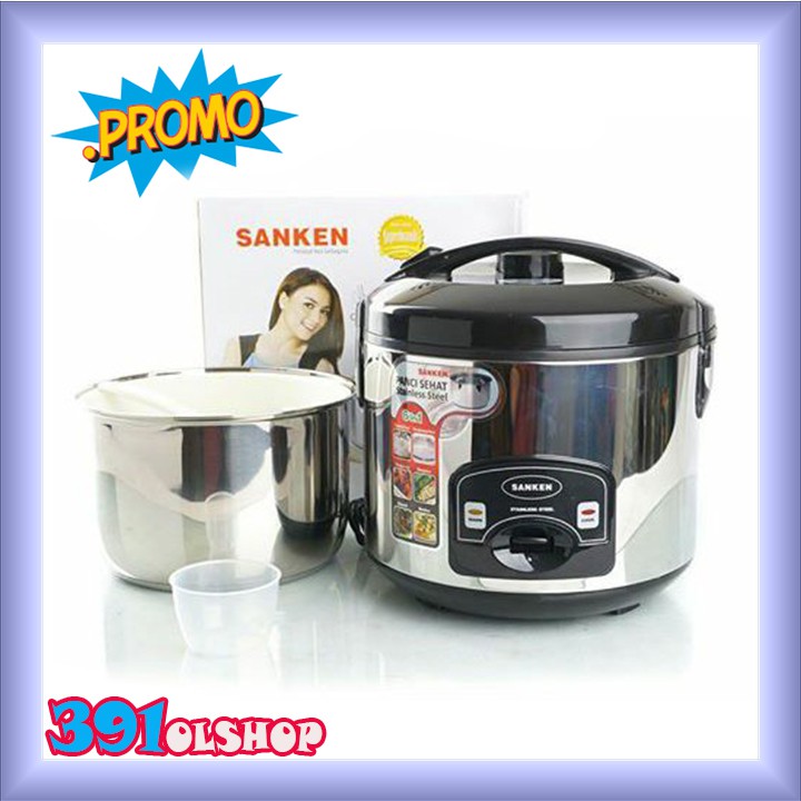 Jual RICE COOKER / MAGIC COM SANKEN SJ-1999M STAINLESS LUAR DALAM ( 1,8 ...