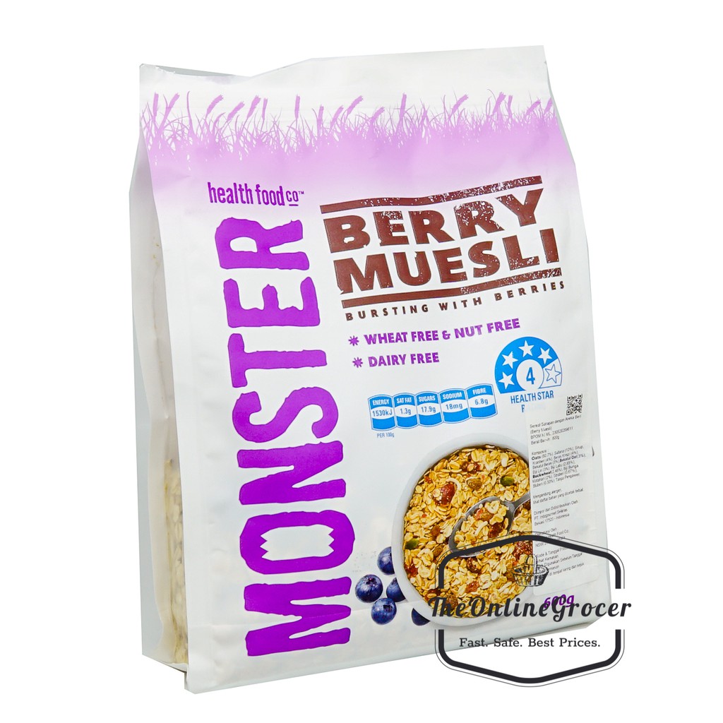 Jual Monster Berry Muesli 600g | Shopee Indonesia