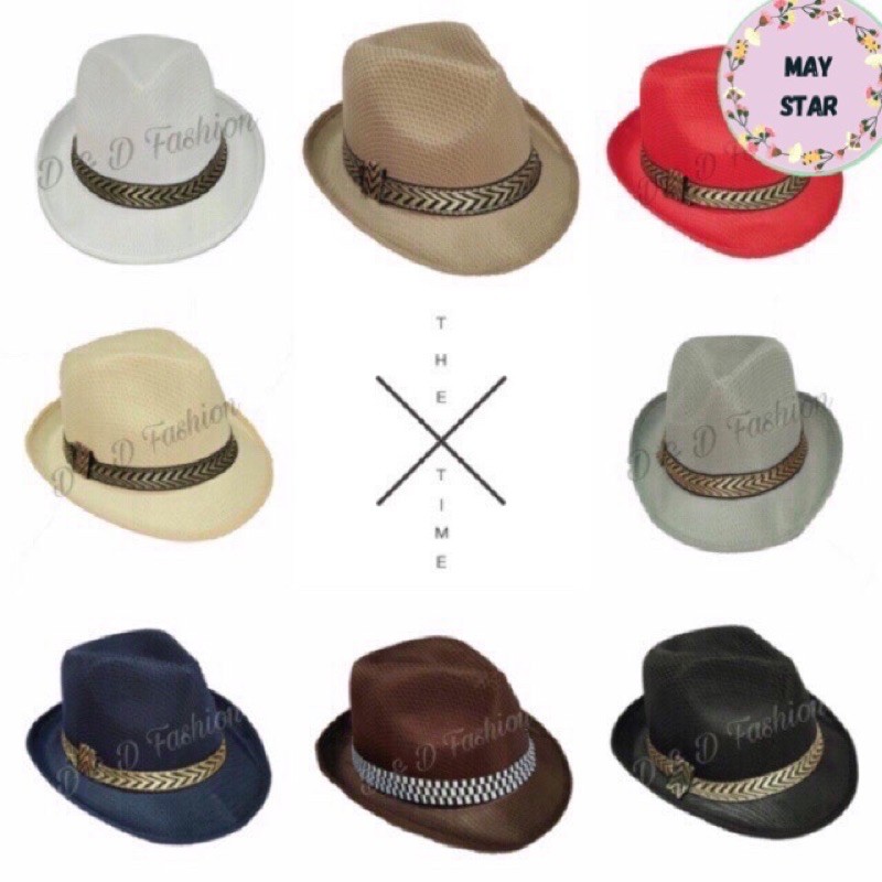 Jual Topi tompi fedora jazz polos dewasa T4 | Shopee Indonesia