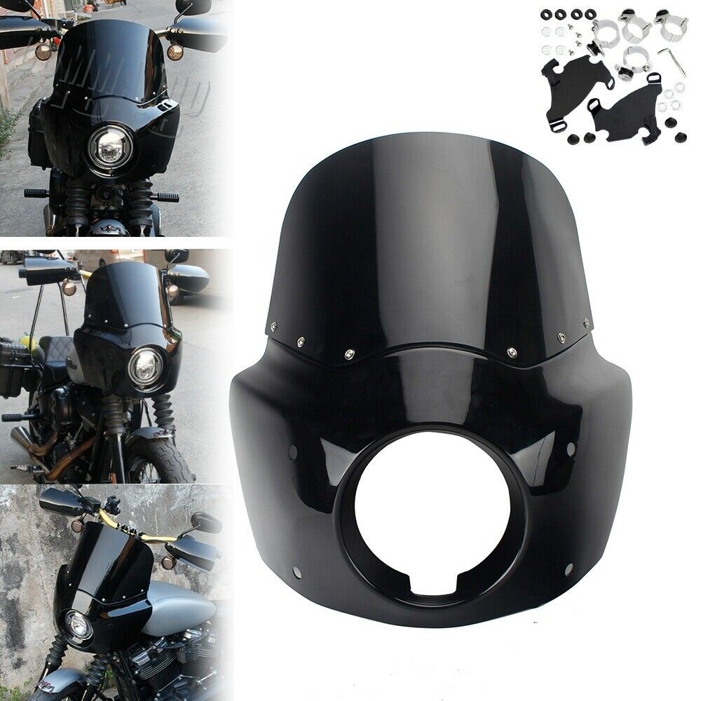 Jual Headlight Fairing & Windshield For Harley Sportster Iron XL883 ...