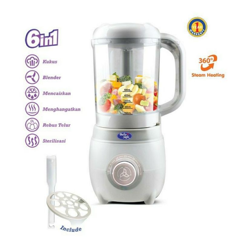 Jual Baby safe food maker lb012 - blender makanan bayi | blender mpasi ...