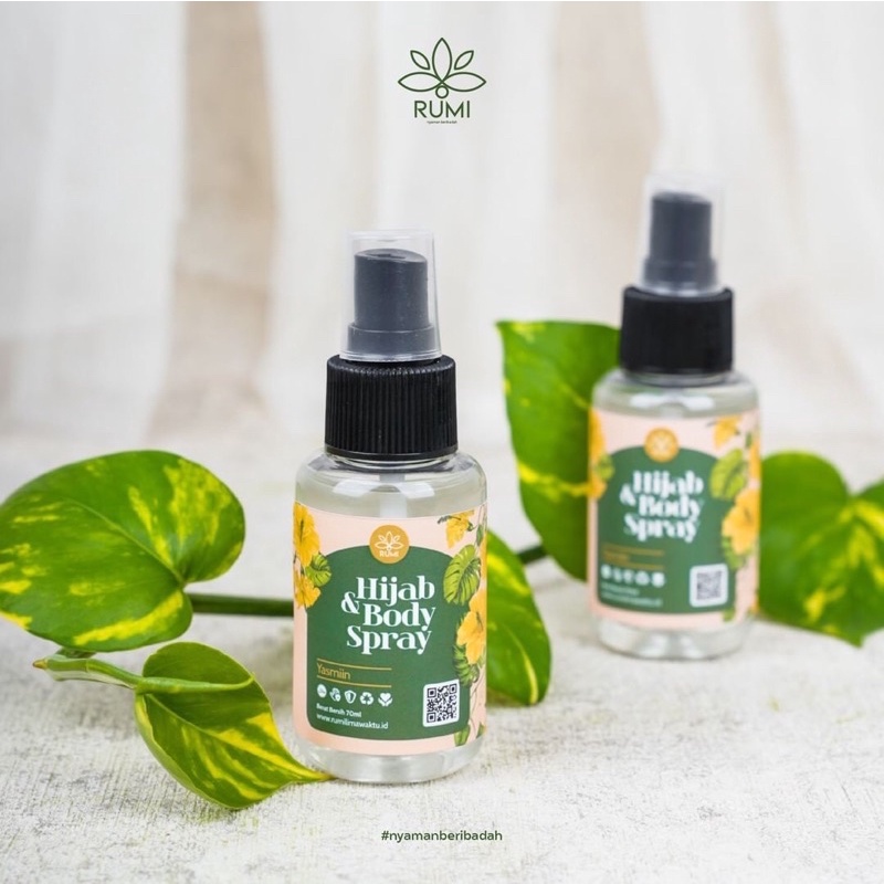 Jual Hijab & Body Spray Rumi ( Parfum Halal Aroma Yasmin ) | Shopee ...