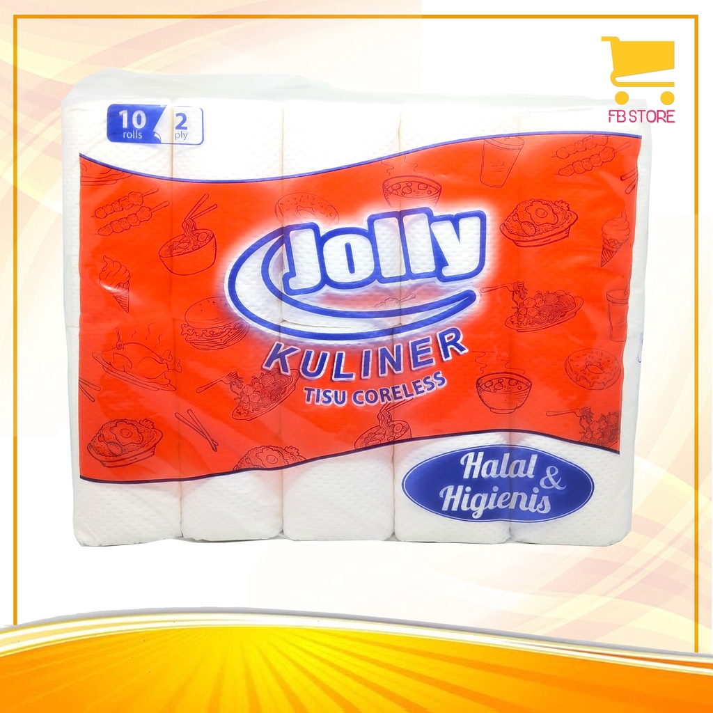 Jual Jolly Kuliner Tisu / Tissue Coreless 10 Rolls 2 Ply Per Pak ...