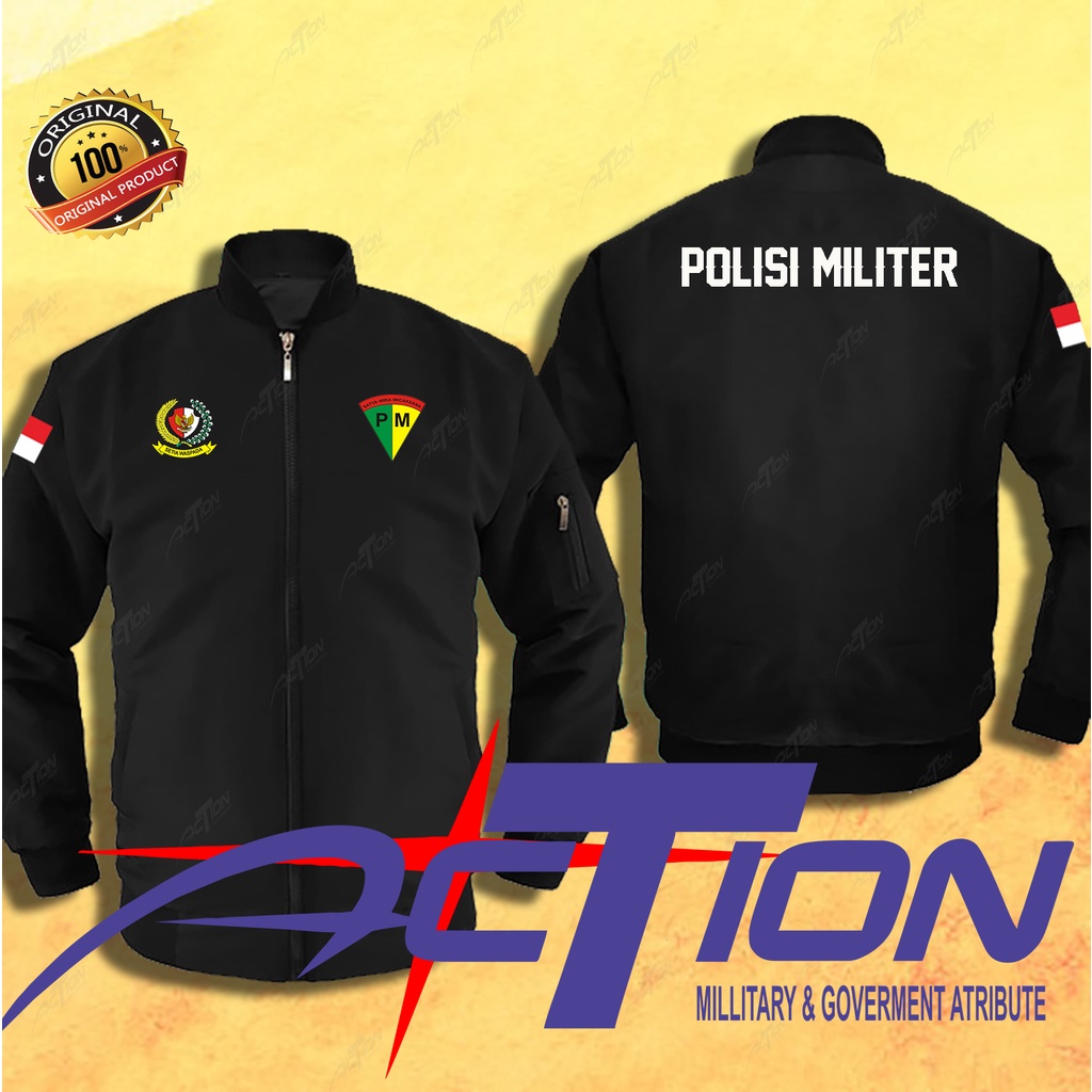 Jual JAKET POLISI MILITER JAKET BOMBER POLISI MILITER BORDIR TERBARU ...
