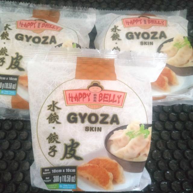 Jual Happy Belly GYOZA Skin/ kulit pangsit 300 gr | Shopee Indonesia