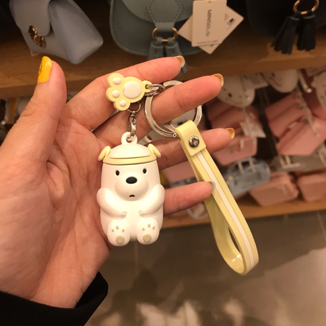 Jual MINISO WE BARE BEARS KEYCHAIN GANTUNGAN KUNCI LUCU | Shopee Indonesia