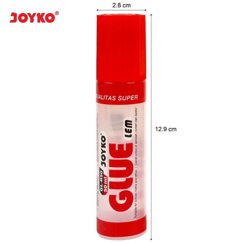 Jual Lem Cair Joyko GL-R50 50 ML Besar - Liquid Glue Siap Pakai Praktis ...