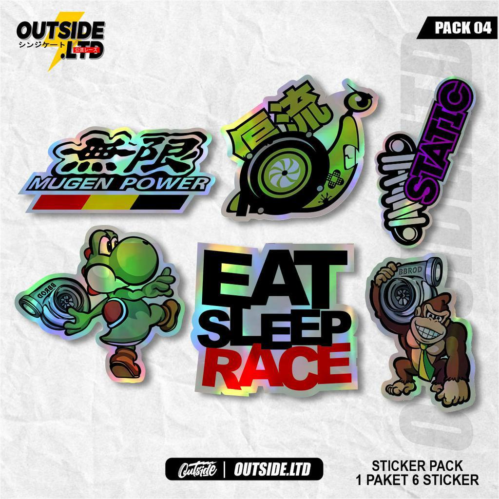 Jual STIKER PACK PRINT CUT TURBO POWER, STICKER SET MOBIL DIESEL ...