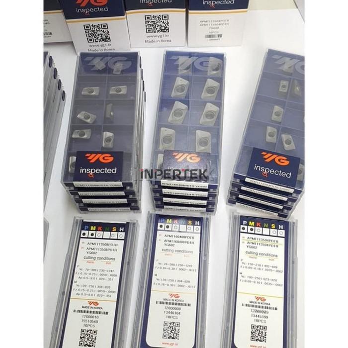 Jual Mesin Insert Apmt 113508 Pdtr Yg 1 Insert Milling Apmt 11 Yg ...