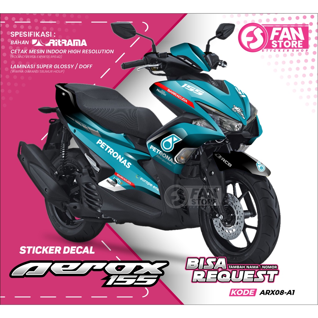 Jual Sticker Decal Aerox 155 Fullbody - Decal Aerox Full Body Stiker ...