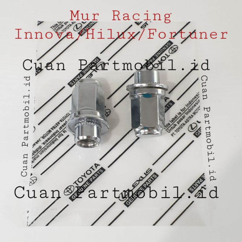Jual NUT MUR RACING BAUT RODA INNOVA HILUX FORTUNER PAJERO SPORT ...