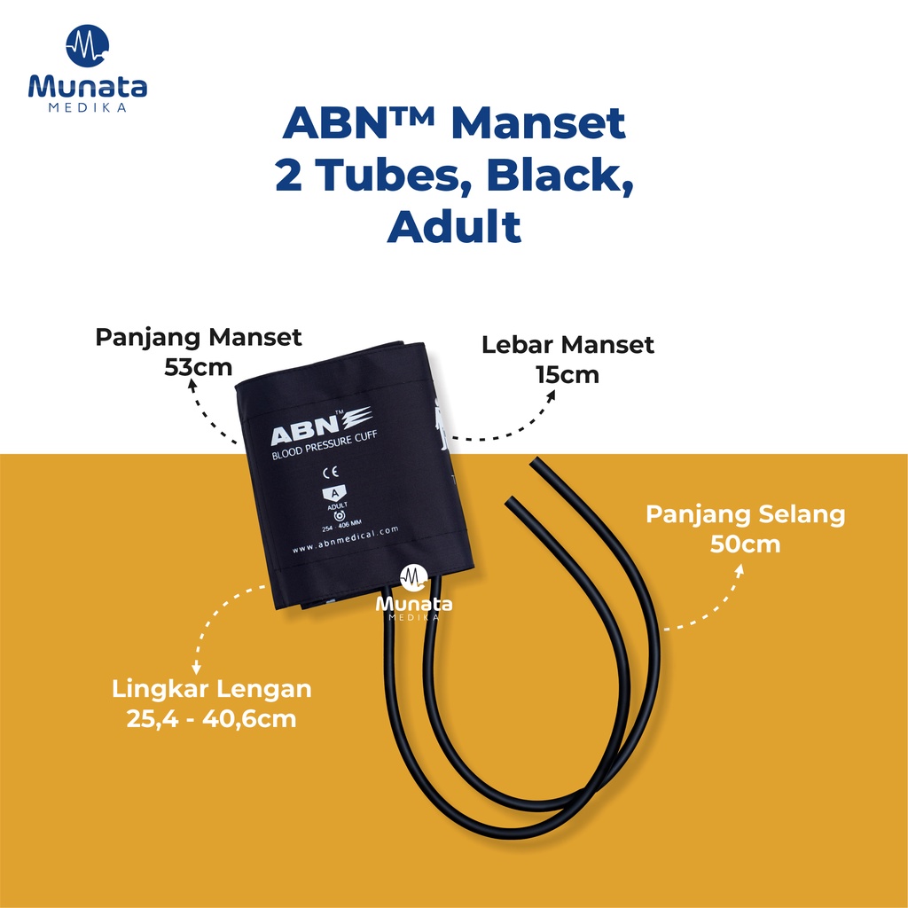 Jual Manset Tensimeter ABN Infant Child Adult Large Warna Warni ...