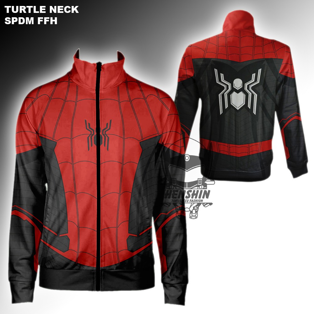 Jual Jaket Turtle Neck Spider Man Far From Home | Shopee Indonesia