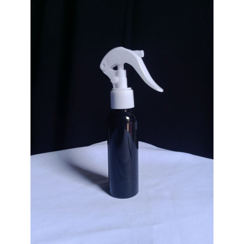 Jual Botol hitam 100ml tutup Trigger Putih | Shopee Indonesia
