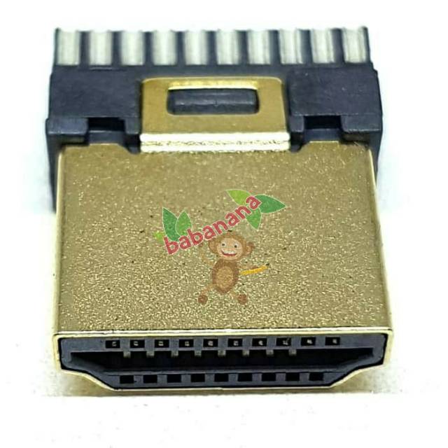 Jual Hdmi 19 Pin Male Type A Gold Plate Connector Konektor | Shopee ...