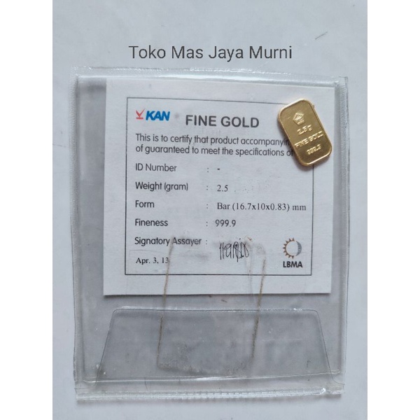 Jual Logam Mulia Emas Antam Retro Vertikal 2.5 Gram | Shopee Indonesia