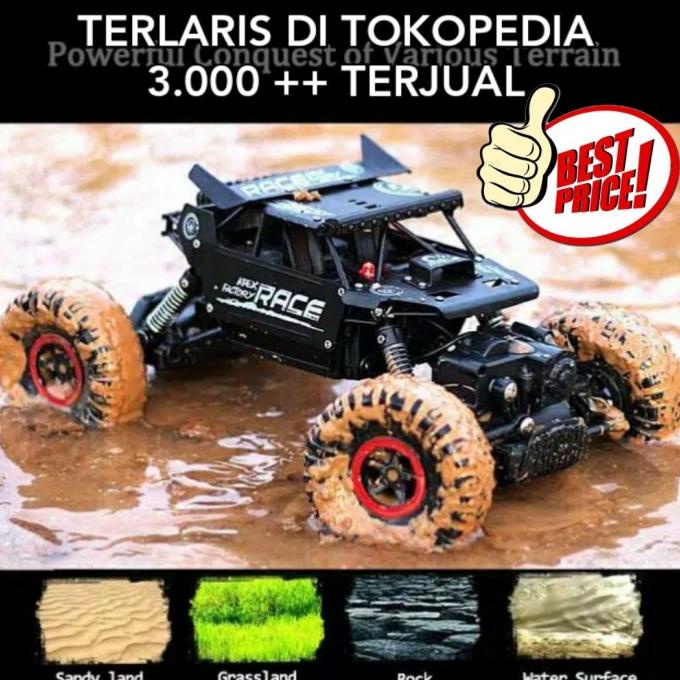 Jual Mobil Remot 4WD ROCK CRAWLER OFFROAD 2.4Ghz Mainan RC Remote ...