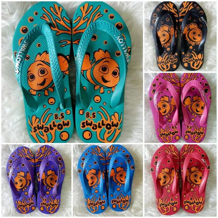 Jual SANDAL JEPIT ANAK SWALLOW NICE MOMO KIDS UKURAN 7.5-8.5 sandal ...