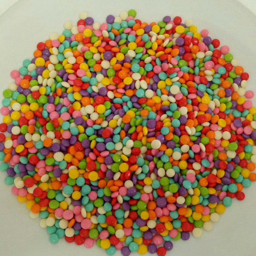Jual Elmer Choco Chips Rainbow 1/2 bulat 250g | Shopee Indonesia