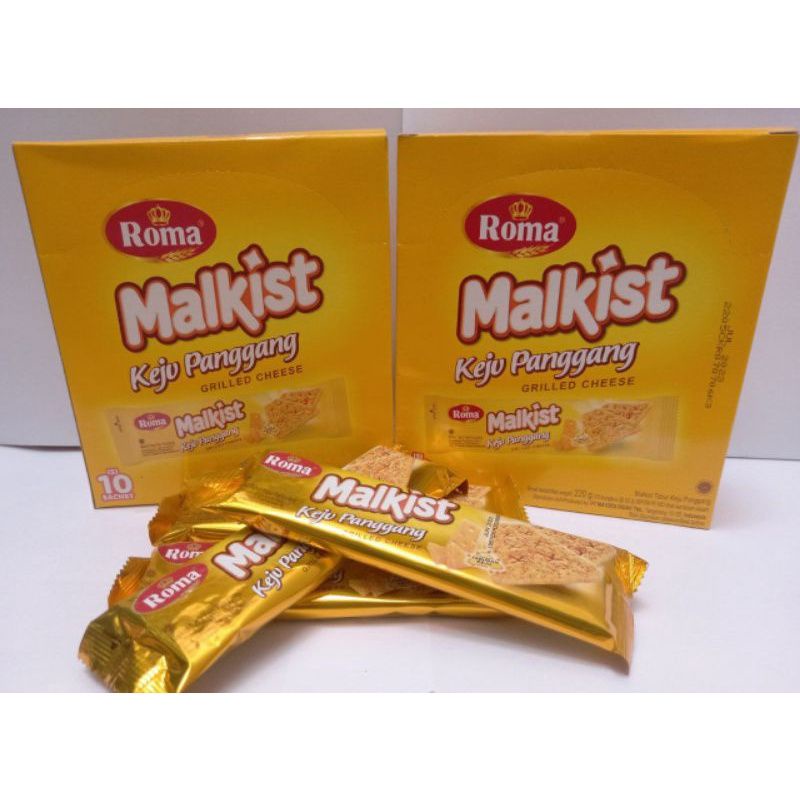 Jual Roma,Malkist keju panggang isi 10 sachet | Shopee Indonesia