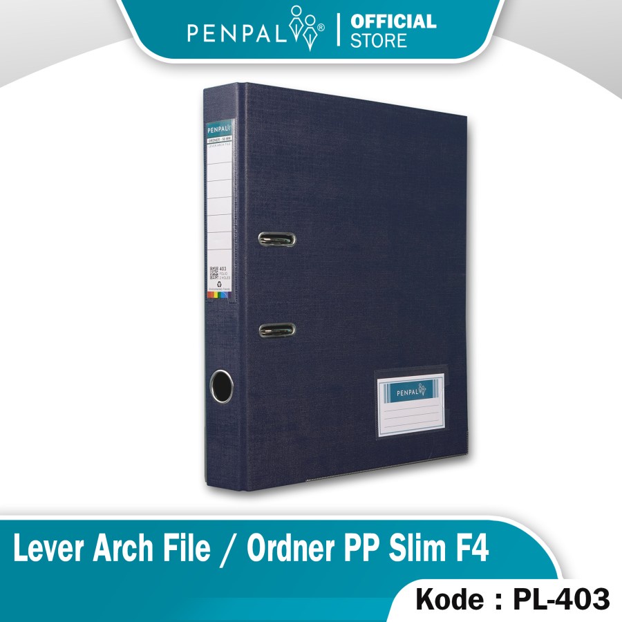 Jual Penpal Lever Arch File / Ordner Folio Slim PL-403 | Shopee Indonesia