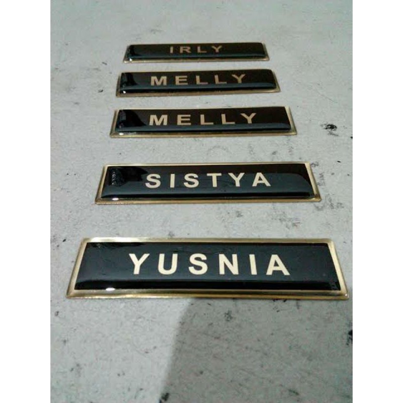 Jual Nama Dada Name Tag Plakat Nama | Shopee Indonesia