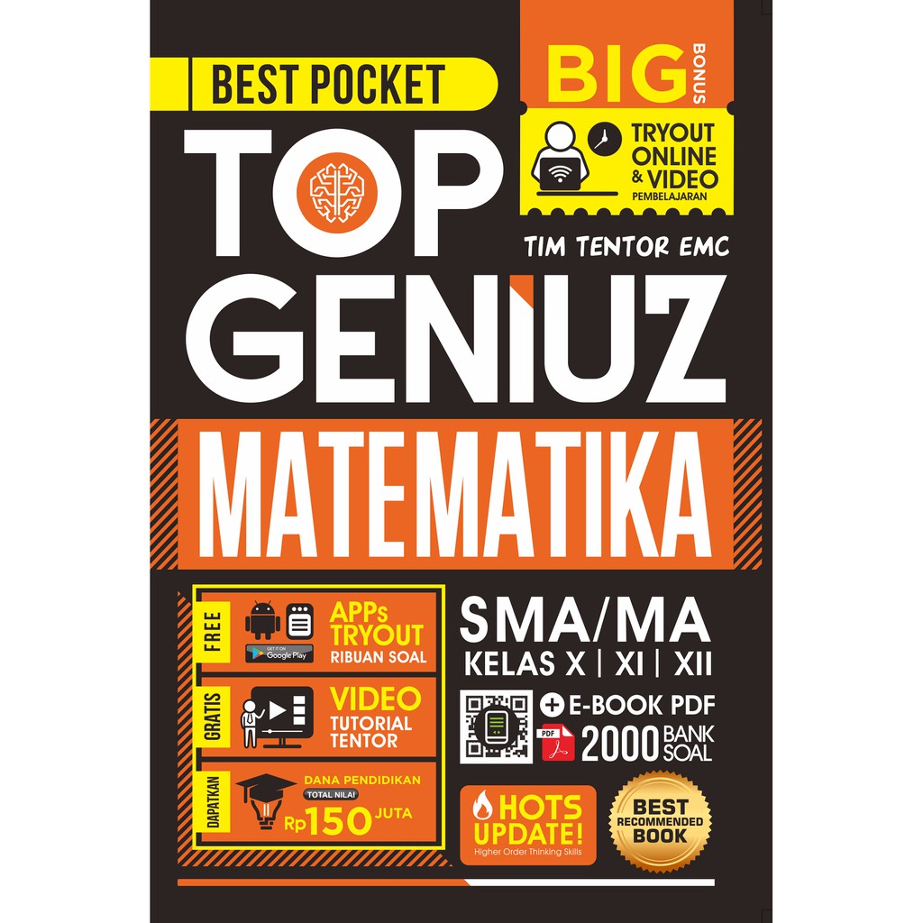 Jual BUKU RUMUS TOP GENIUZ MATEMATIKA SMA - EMC | Shopee Indonesia