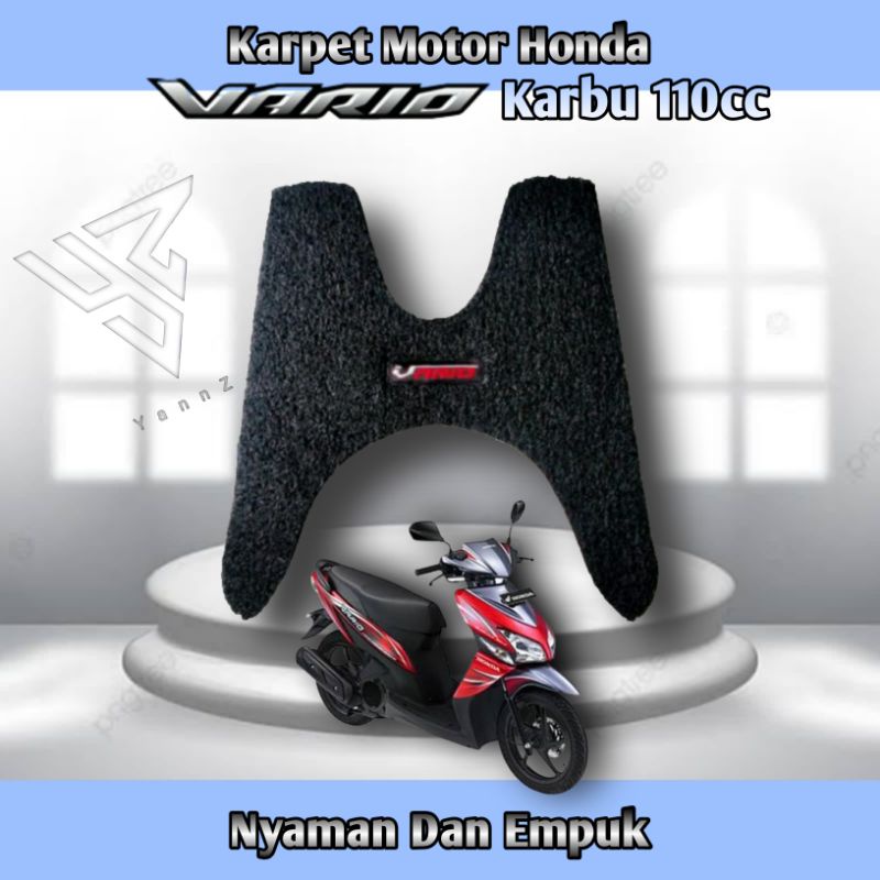 Jual Karpet motor honda vario karbu 110cc/pijakan kaki motor vario ...